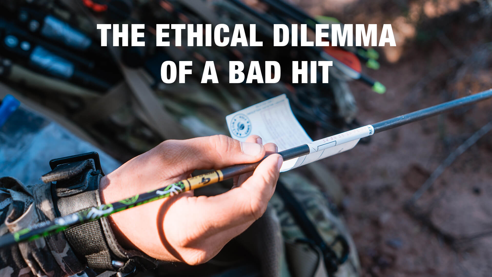 The Ethical Dilemma of a Bad Hit — Keep Hunting or Notch Your Tag ...