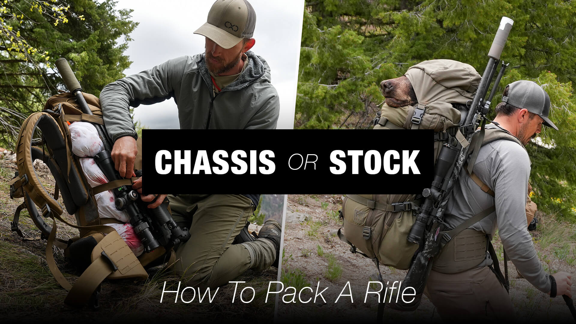 How To Pack A Rifle (Stock or Folding Chassis) On Your Next Hunt – Exo ...