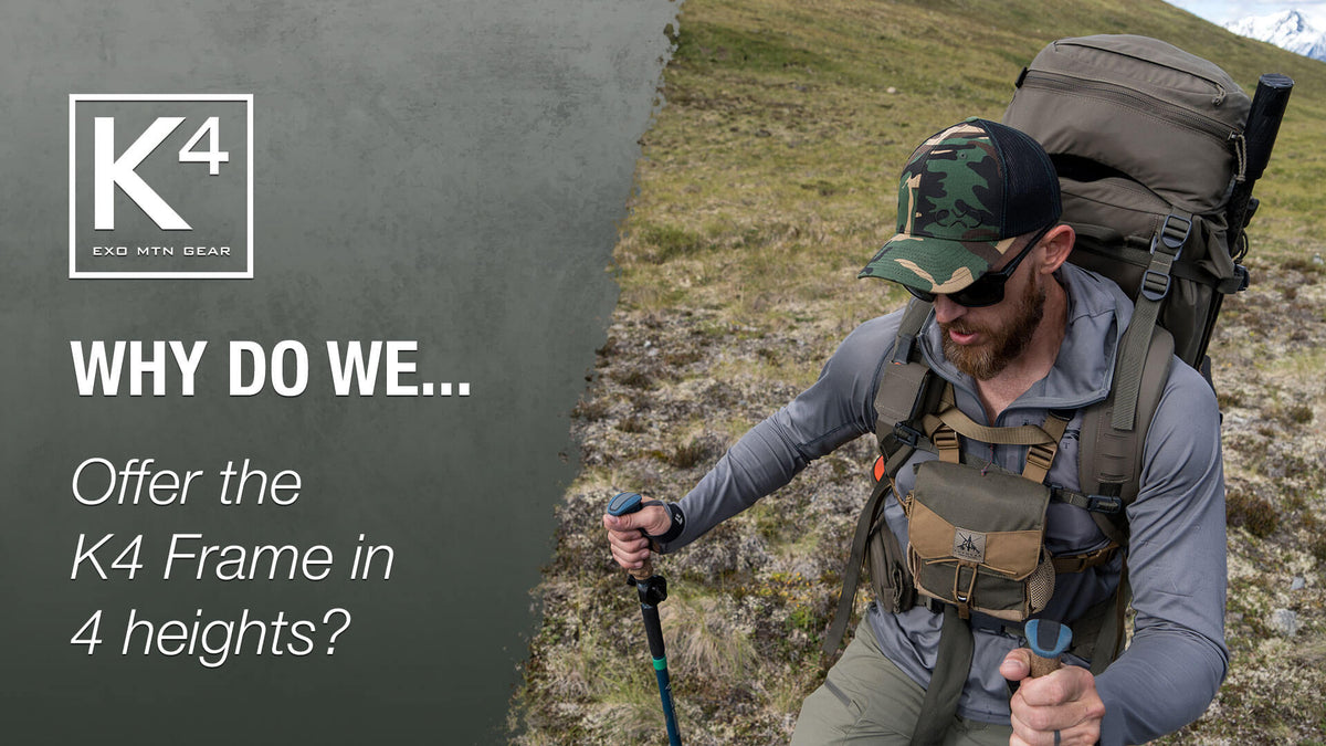 Why do we offer the K4 Frame in 4 heights? – Exo Mtn Gear